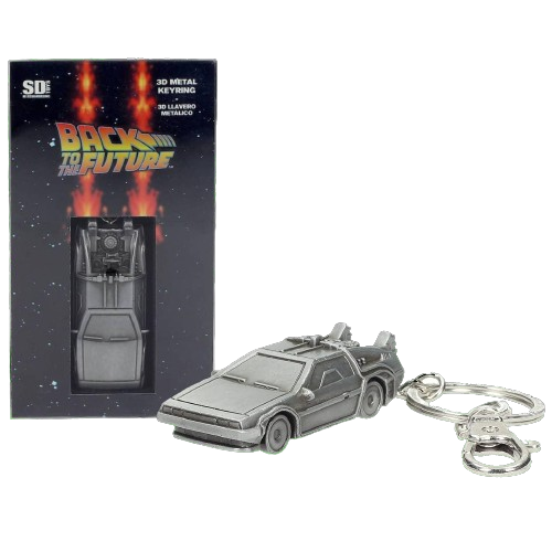 Back to the Future Delorean 3D Metal Keychain | PLAYe
