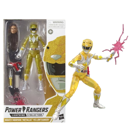 Power Rangers Lightning Metallic Yellow Ranger | PLAYe