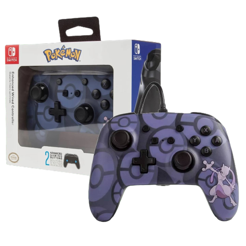 Nintendo Switch Powera Wired Controller - Mewtwo | PLAYe