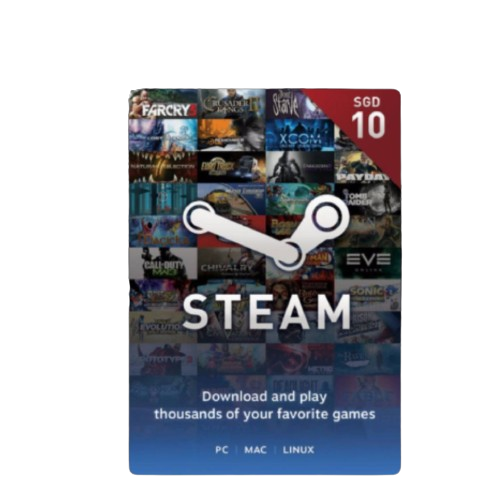 PC Steam Wallet Card SGD$10 | PLAYe