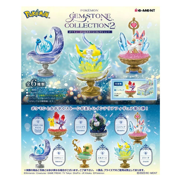 Re-Ment Pokemon Gemstone Collection 2 (Set of 6) | PLAYe
