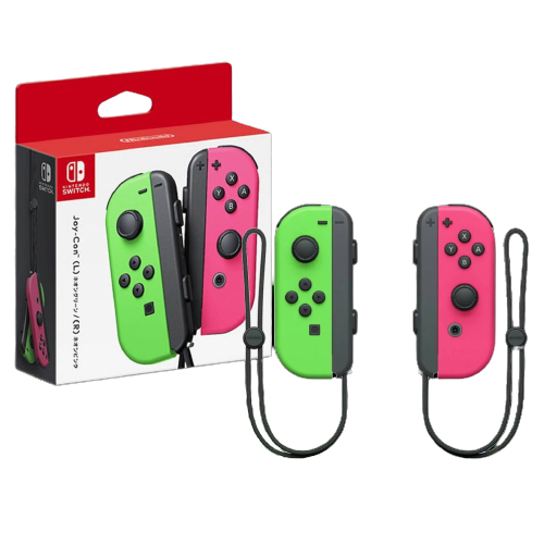 Nintendo Switch Joycon Controller - Neon Green/Pink (Japan) | PLAYe