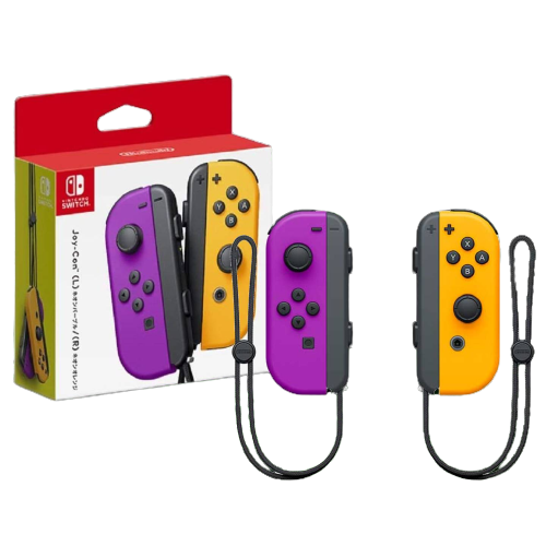 Nintendo Switch Joycon Controller - Neon Purple/Orange (Japan) | PLAYe