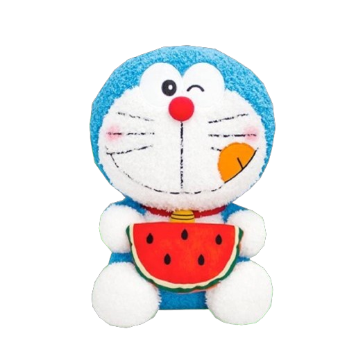 Doraemon 16" Eating Watermelon Plush | PLAYe