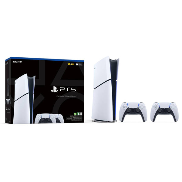 PS5 Slim Digital Version Bundle with Two Dualsense Controller | PLAYe