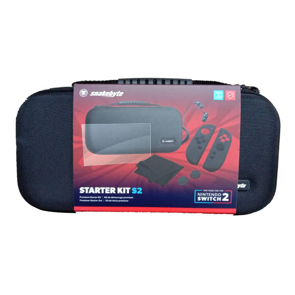 Nintendo Switch 2 Snakebyte Starter Kit S2 - Black | PLAYe