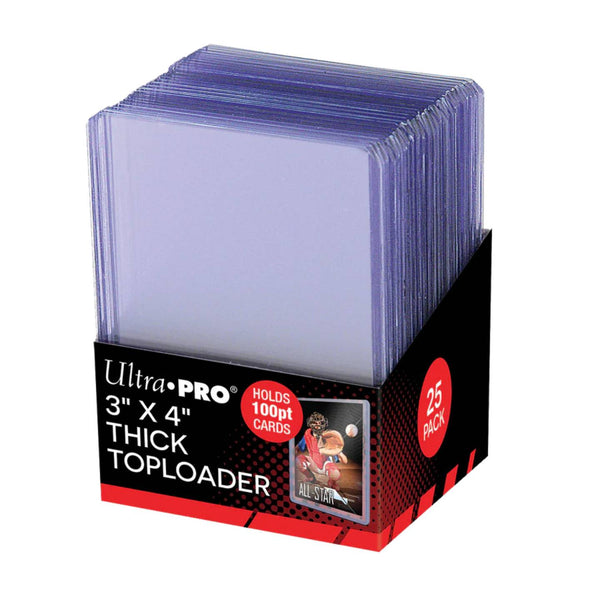 Ultra Pro Thick Toploader 3"X4" (25 Pack) | PLAYe