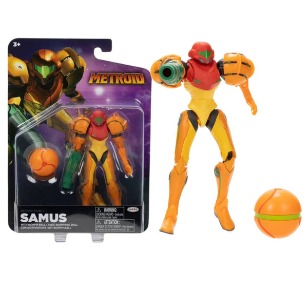 Nintendo 4' Figure Wave 4 - Samus Prime with Morph Ball | PLAYe