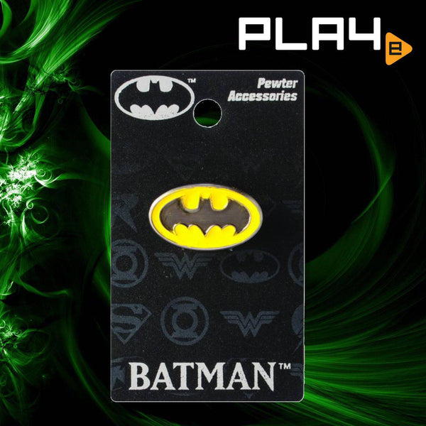 Batman Colored Logo Pewter Pin | PLAYe